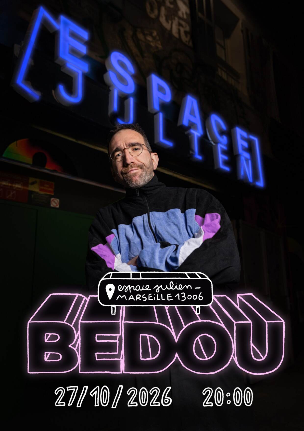Bedou - C'est pas la question - Stand Up - Espace Julien